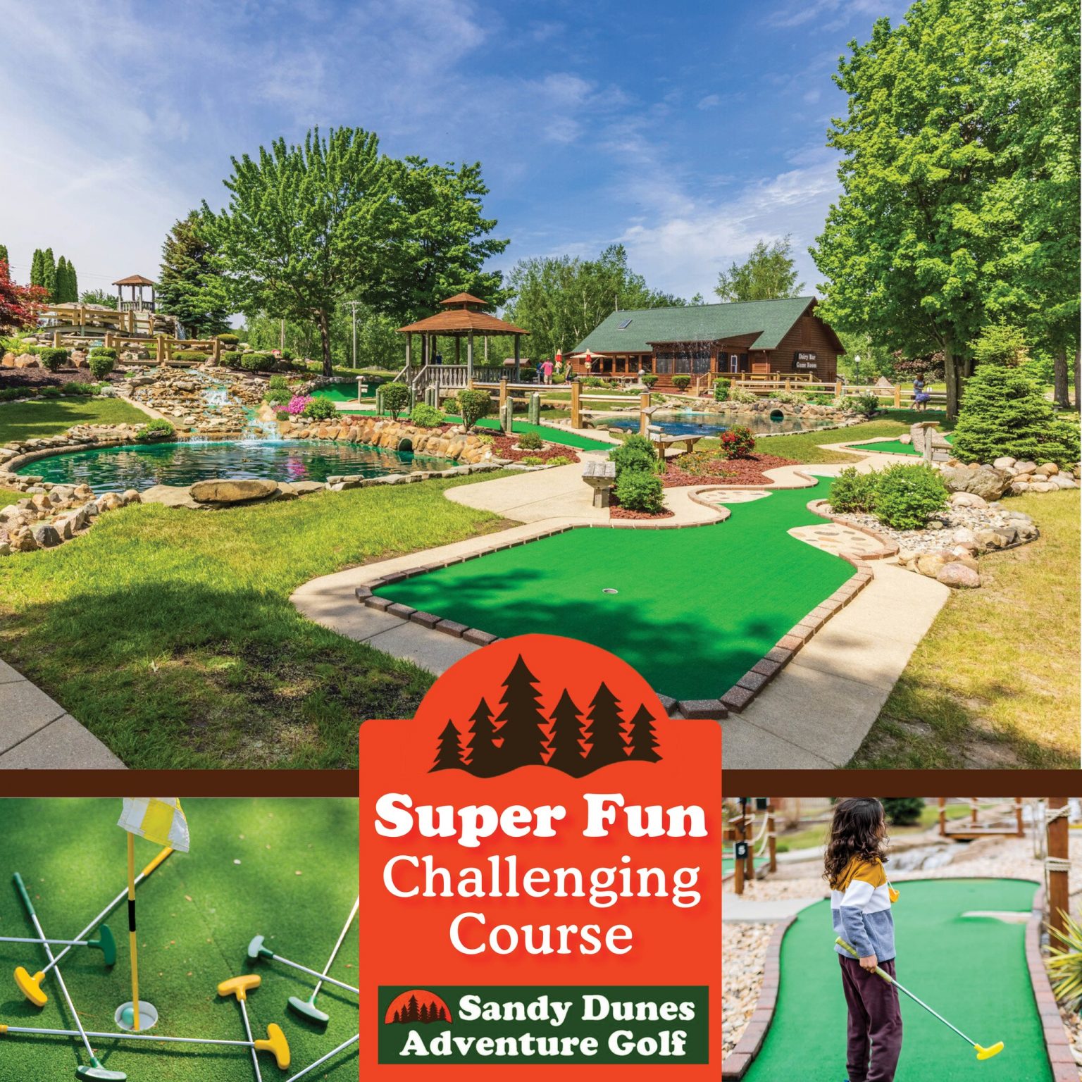 Sandy Dunes Adventure Golf and Dairy Bar | Port Austin, MI | Birthday ...